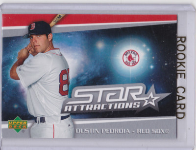 DUSTIN PEDROIA ROOKIE CARD Boston Red Sox 2006 Upper Deck Star ...