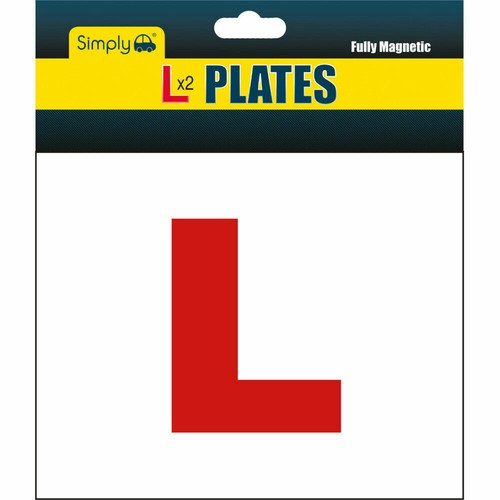 2 x FULLY MAGNETIC L PLATES SECURE Quick Easy To Fix Learner Sign | eBay UK