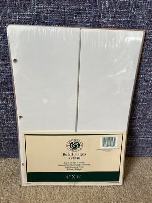 Windsor & Browne Photo Album Refill Pages 4x6", 10 Sheets/20 Pages ...