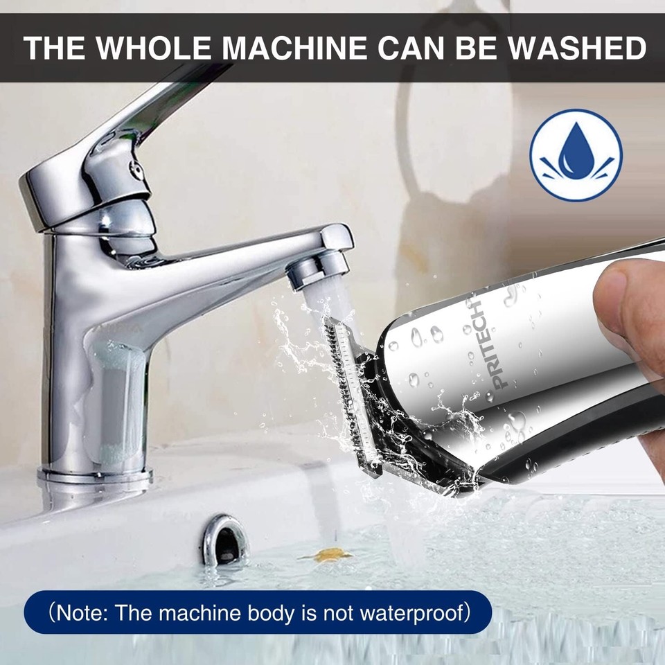 Maquina De Cortar Cabello Para Afeitar Recortadora Recortar Kit Pelo ...