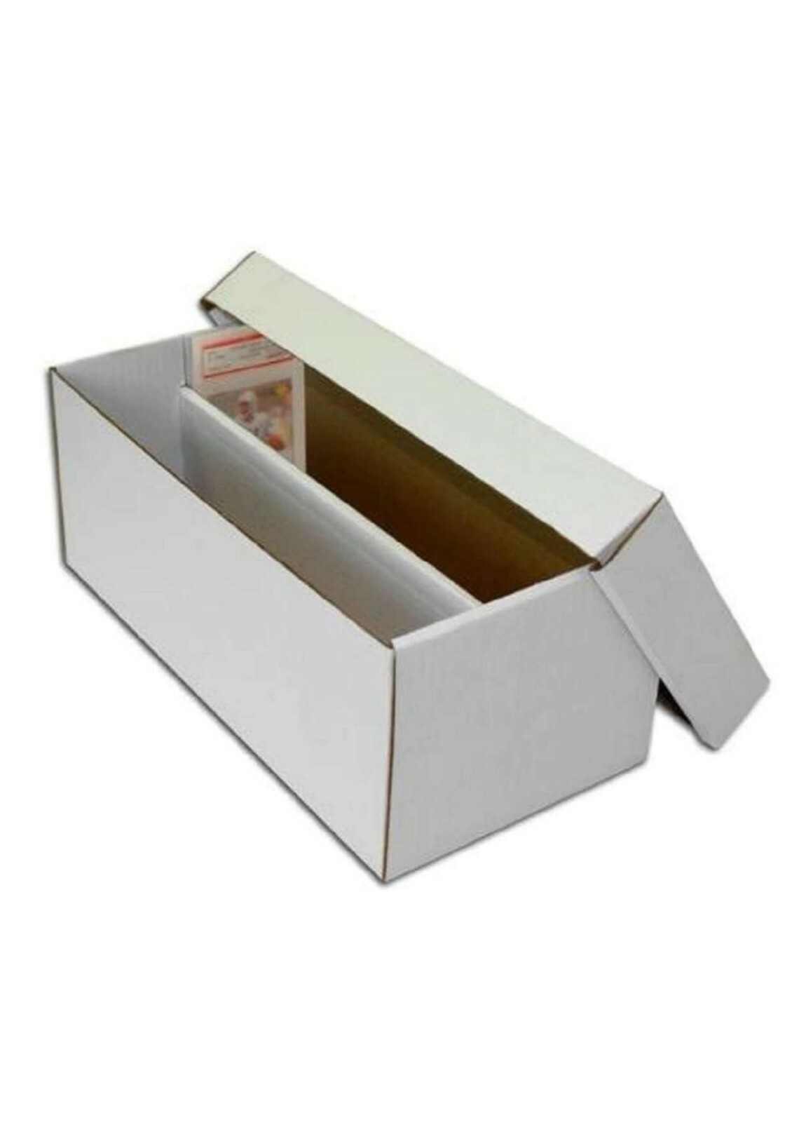 1 New Baseball Trading Card 2-Row Graded Shoe Box cardboard storage | eBay
