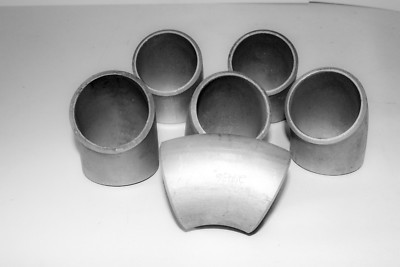 Flowline 2" Aluminum Butt-Weld 45 degree Elbow Schedule 40S 6061T6 Set ...