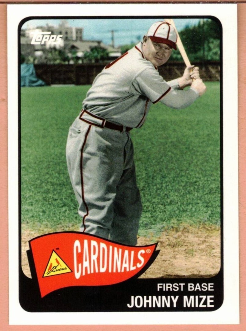 Johnny Mize 2010 Topps Vintage Legends Collection | eBay
