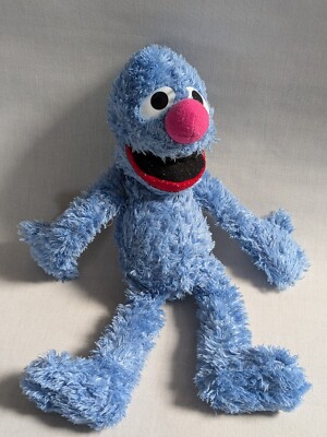 SESAMSTRASSE GROBI Grover blau Monster Kuscheltier Plüsch Stofftier ca ...