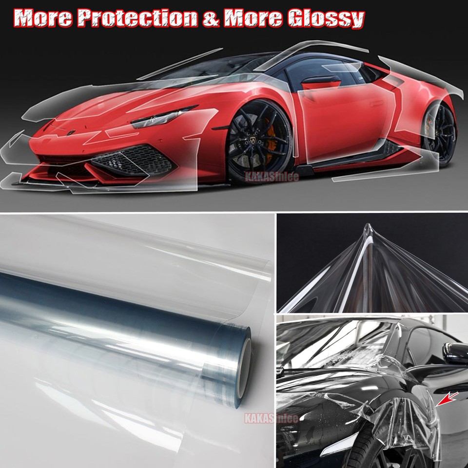 Glossy Invisible Clear Car House Protective Film Vinyl Wrap Tape ...