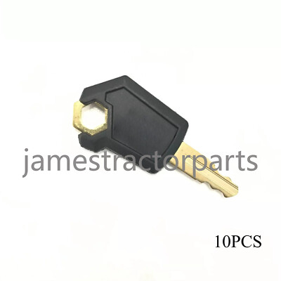 Fits For Caterpillar excavator 10Pcs Heavy Equipment Ignition Key Parts ...