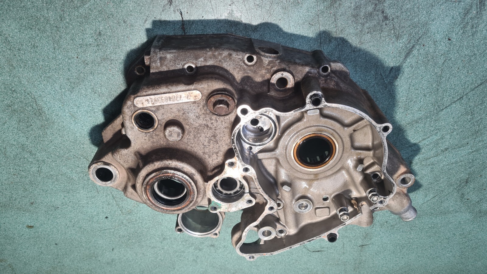2007 KTM 250 EXC-F Left Engine Case Crankcase Crank Inner Housing EXC F ...
