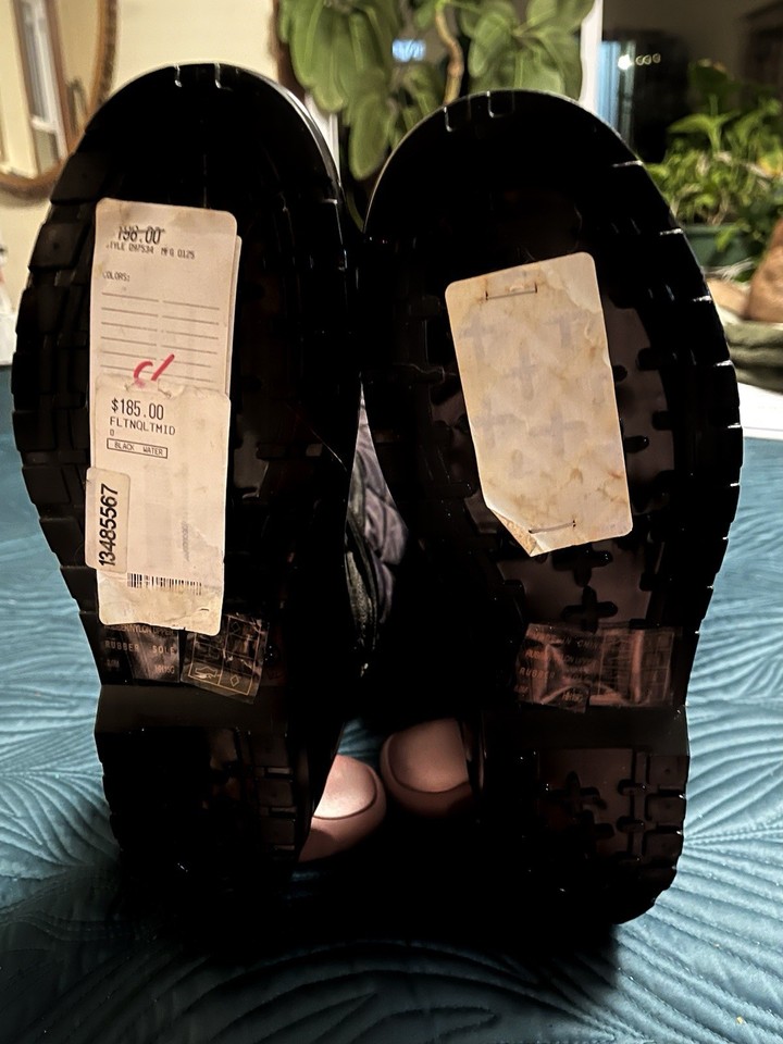 Michael Kors Fulton Quilted Rain/Snow Shearling Lined BLACK Boots Women ...