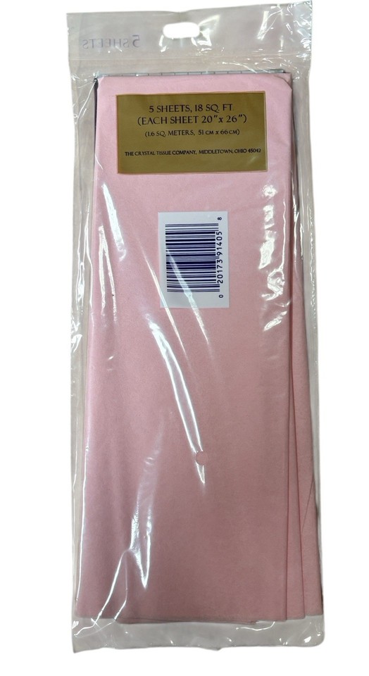 JOB LOT. Clearance Stock. 60 Sheets ( 12 Packs ) Soft Pink Gift ...