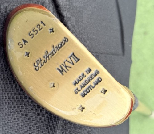 St. Andrews Persimmon Golf Putter MK VII Classic Wood Head | eBay
