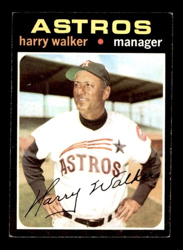 1971 Topps Baseball #312 Harry Walker VG/EX *e2 | eBay