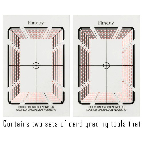 Card Grading Centering Tool for Pokemon, Card Cleaning Kit, Card ...