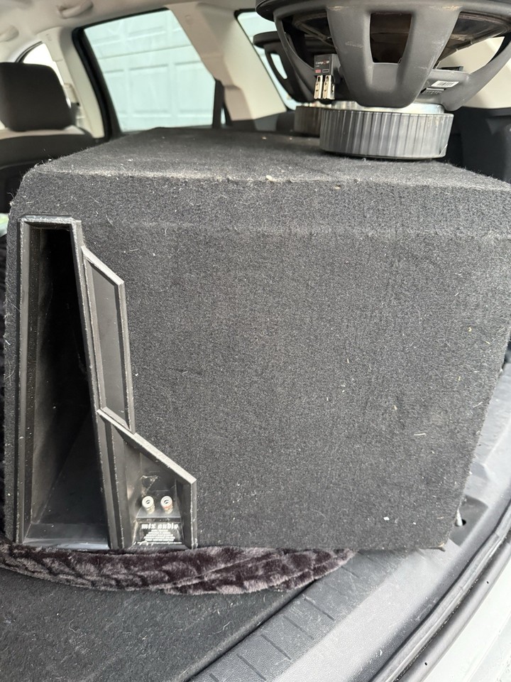 MTX 2x 12” Square Subs in Box + Kicker CompR12 | 3000W Peak Audio Lot ...