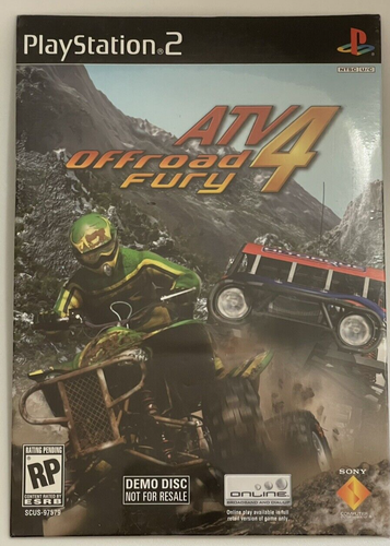 PlayStation 2 PS2 ATV Offroad Fury 4 Demo Disc 2006 Sony SCUS-97553 ...
