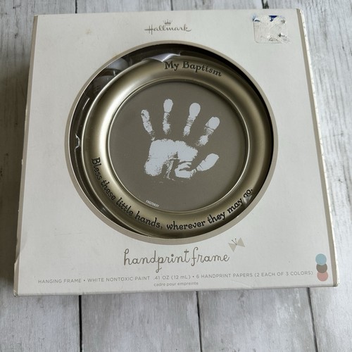 NEW IN BOX HALLMARK MY BAPTISM HANDPRINT FRAME BABY | eBay