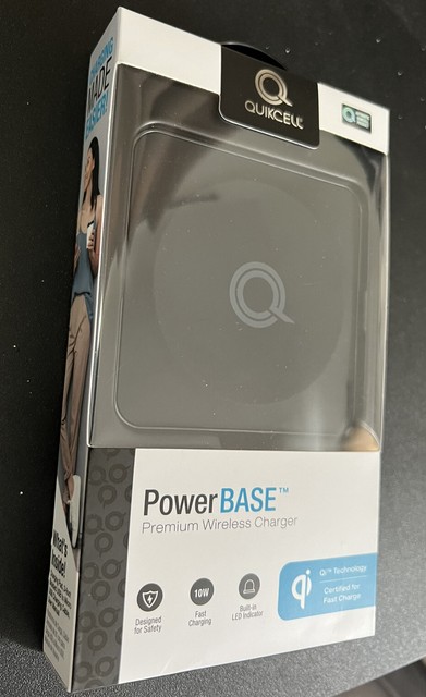 2 Quikcell Powerbase Premium Wireless Charger Qi Technology Certified ...