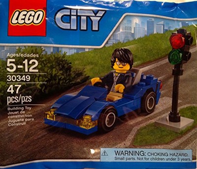 LEGO 30349 - City: Blue Car & Driver - Poly Bag Set | eBay