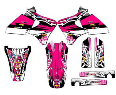 1998-2002 YZ 426 F MAYHEM Pink Senge Graphics Kit Compatible with ...