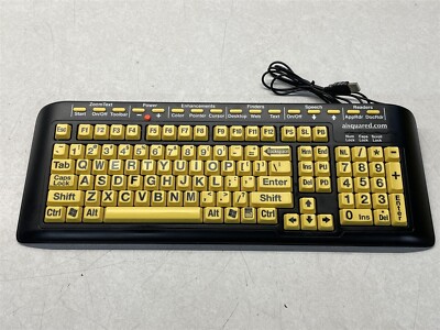 AI SQUARED ZOOM TEXT LARGE-PRINT USB WIRED KEYBOARD 0706-2020 | eBay