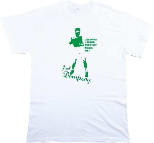 Jack Dempsey T-shirt - Retro Image, Boxing Legend, Various Colours, S ...