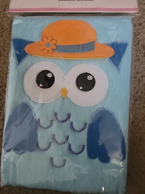 Limited Too Furry BLUE Owl Journal Diary | eBay