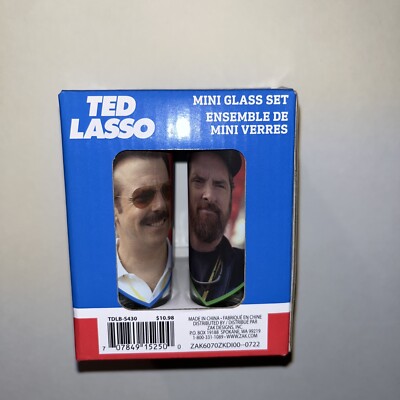 Ted Lasso Double Sided Mini Shot Glasses 2 oz Each Set of 4 - Team ...