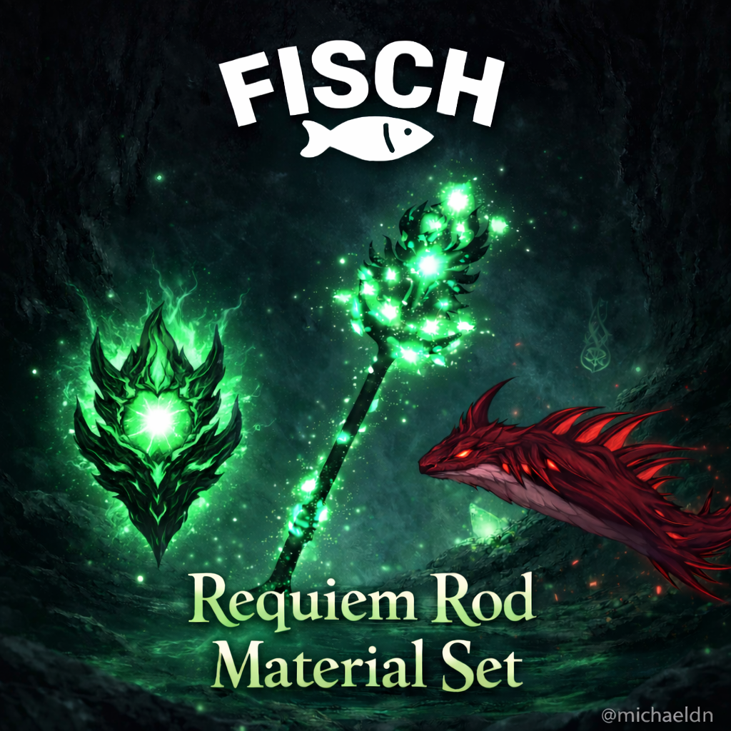 FISCH -Requiem Rod FULL MATERIAL SET |FAST DELIVERY| OP ROD | TRUSTED ...