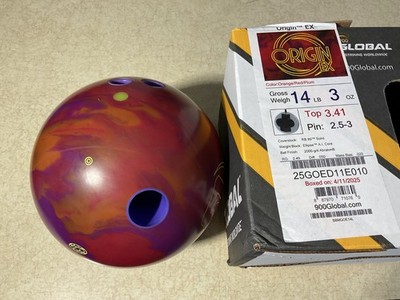 900 Global Origin EX Left Hand Drilled 14lb Bowling Ball | eBay