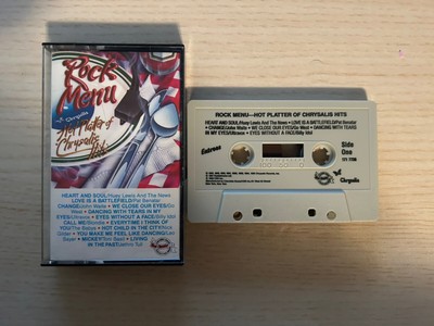 Rock Menu - Hot Platter of Chrysalis Hits Cassette Tape, Chrysalis ...