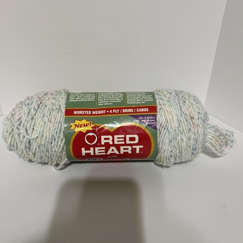 Red Heart Fiesta Yarn color is Baby White Retired Color : 1 Skein | eBay