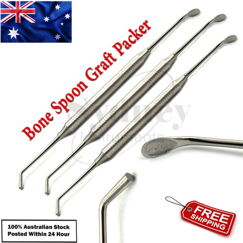Bone Spoon Grafting Packer 4mm Periodontal Surgical Implant Instruments ...
