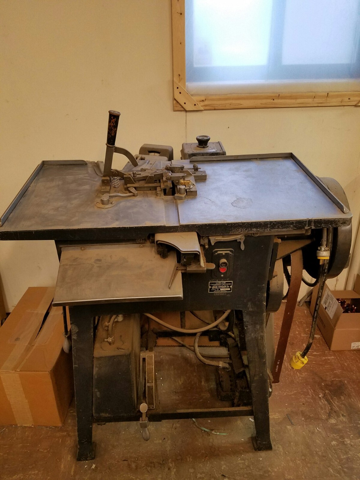 Ludlow Typograph Machine | eBay