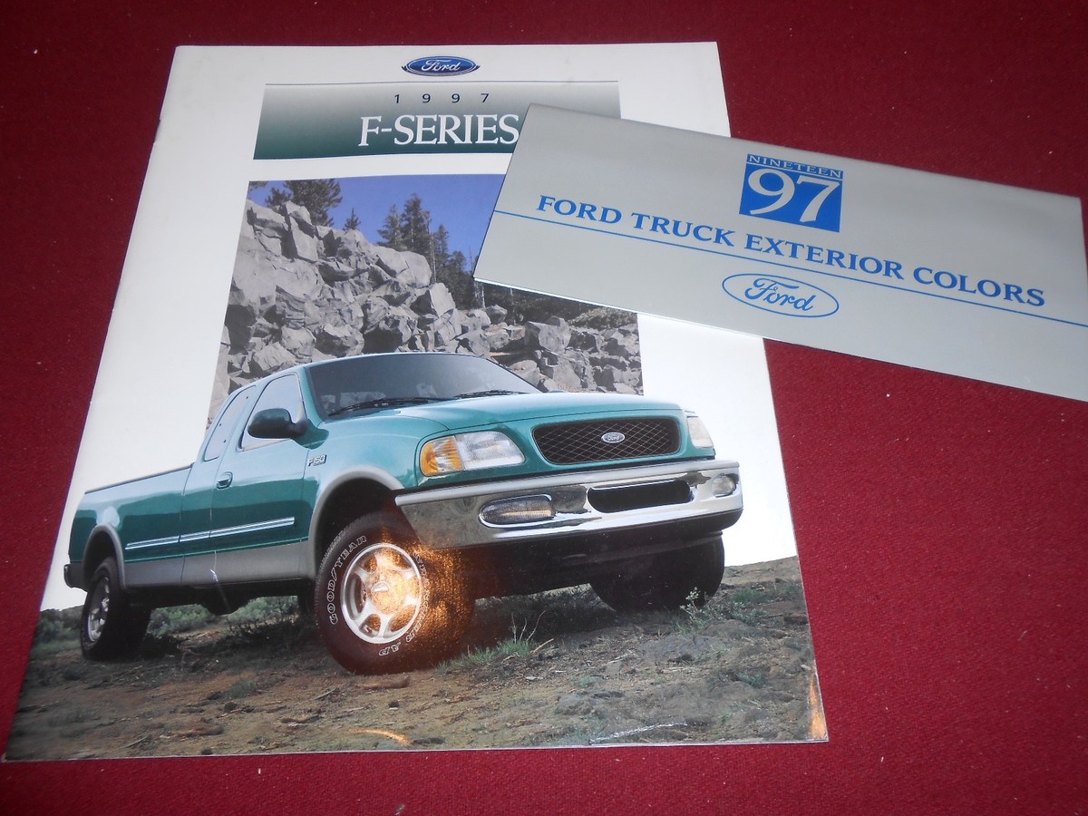 1997 Ford Truck Paint Colors Paint Color Code Two Tone Red/White 97