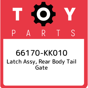 66170-KK010 Toyota Latch assy, rear body tail gate 66170KK010, New ...