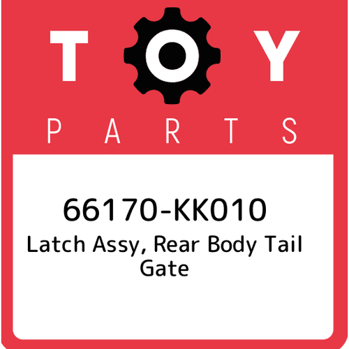 66170-KK010 Toyota Latch assy, rear body tail gate 66170KK010, New ...