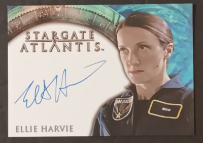 STARGATE ATLANTIS : Signed by ELLIE HARVIE as Dr. Lindsey Novak..NM | eBay