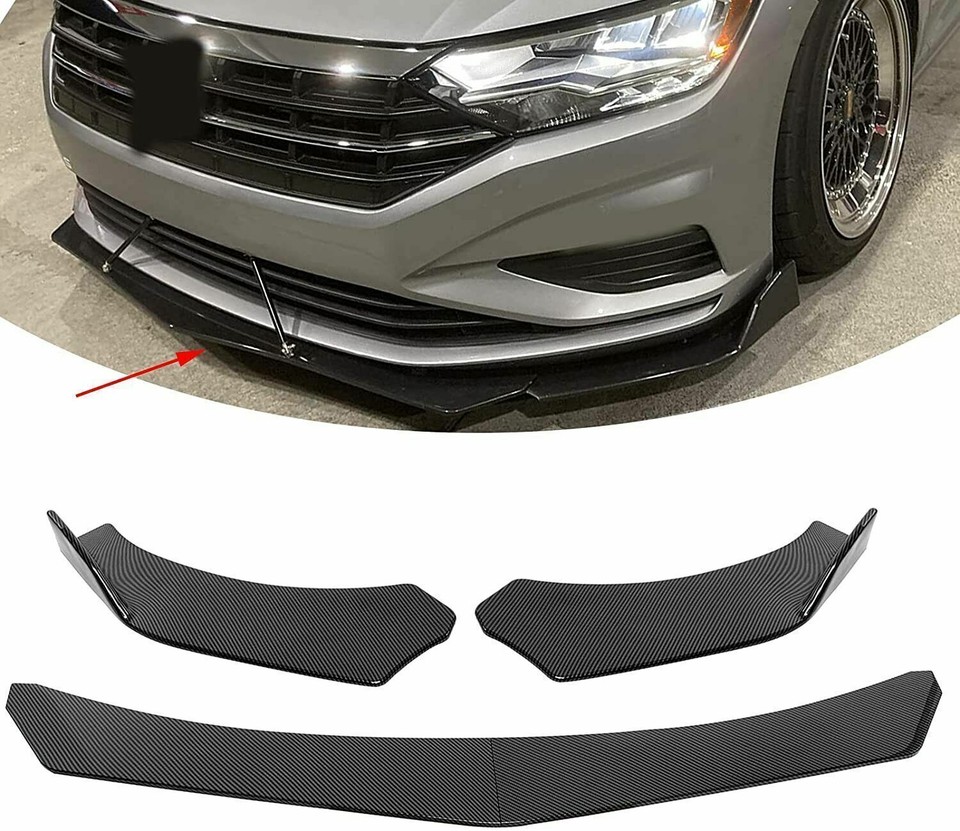 For Chevrolet Corvette C5 Front Bumper Splitter Spoiler Rear Lip Carbon ...