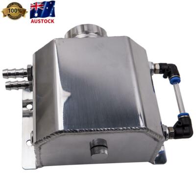 1L Aluminum Alloy Coolant Radiator Bottle Overflow Tank Recovery Water ...