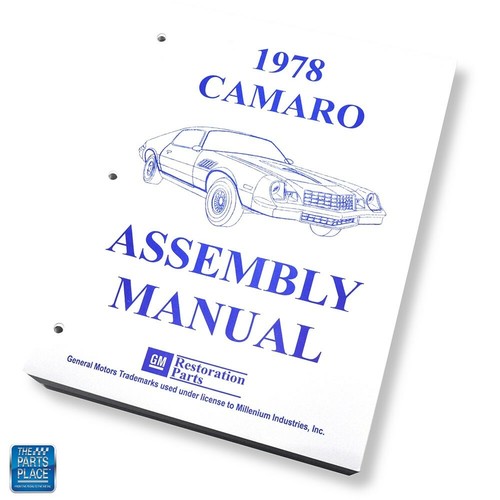 1978 Camaro Factory GM Assembly Manual Each Loose Leaf / Unbound | eBay