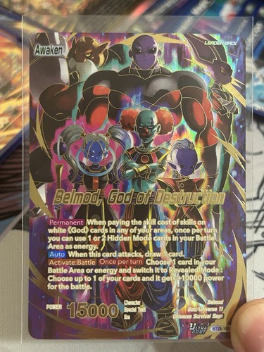 DBS Dragon Ball Prismatic Clash - Belmod God of Destruction BT28-106 ...