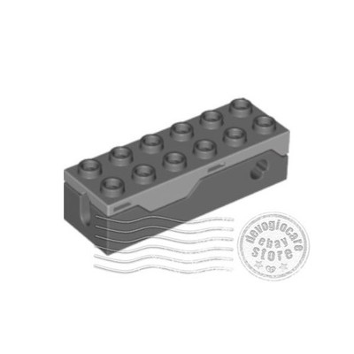 1x LEGO 49743c01 Cannone a molla 2x6x1 1/3 Grigio scuro | 6296378 | eBay