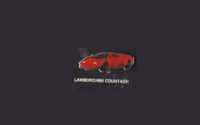 LOT 2 x Lamborghini Countach LAPEL JACKET PIN Badge Vintage Classic 70 ...