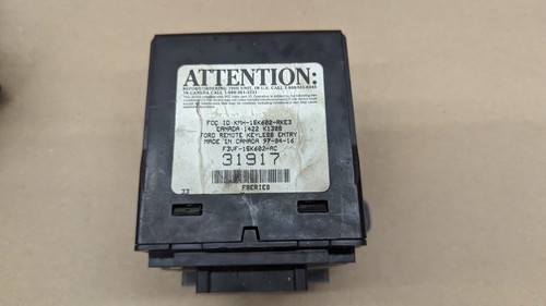 Ford Lincoln Mercury Remote Keyless Entry Control Module F3VF-15K602-AC ...