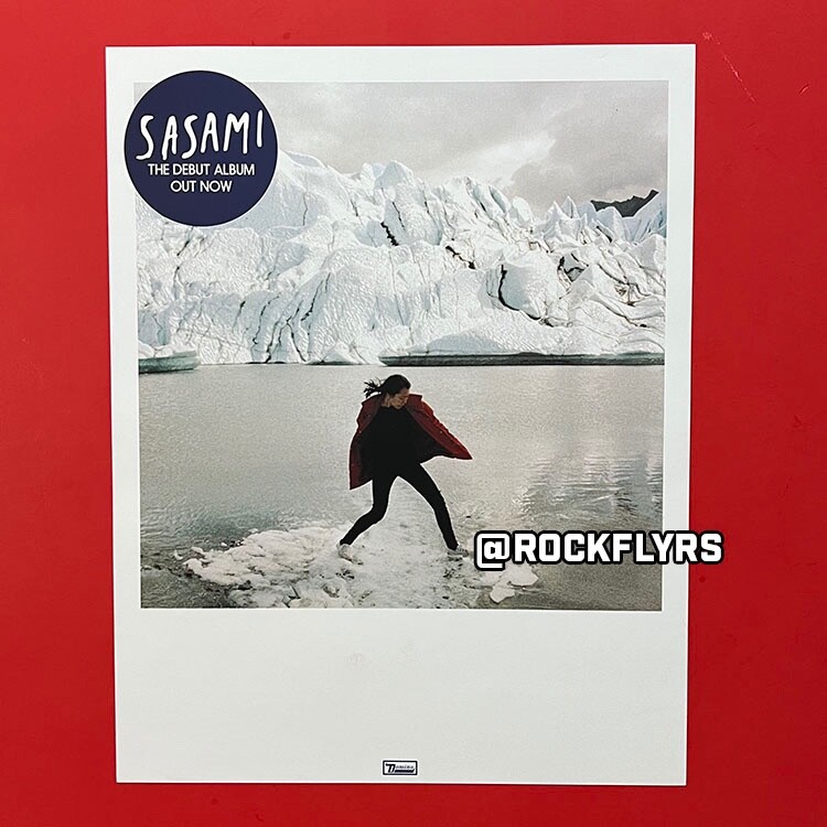 SASAMI "Debut Album" Double-sided record store promo poster | eBay