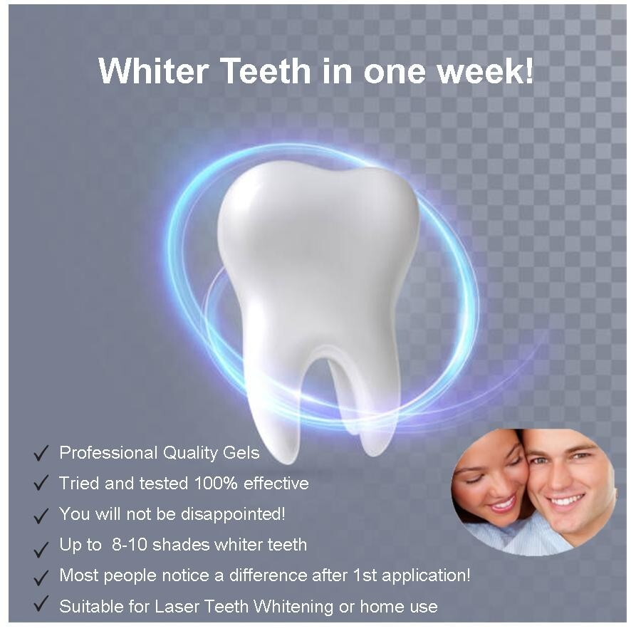 STRONG TEETH WHITENING GEL NO:36 ADVANCED BLEACH PROFESSIONAL GRADE | eBay