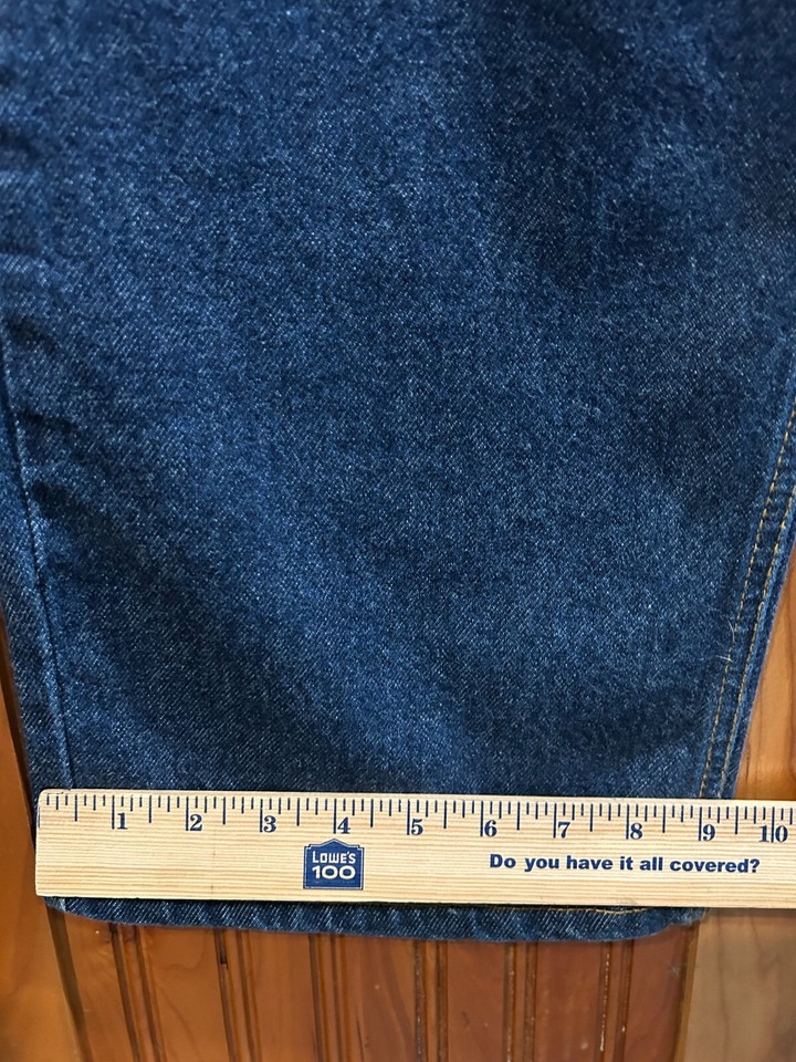 CE Schmidt Workwear Mens Jeans 38X34 Blue Straight Dark Denim Inseam 33 ...