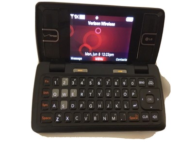 LG Verizon enV Touch Cell Phone Qwerty Keys Flip Bluetooth WiFi LG ...