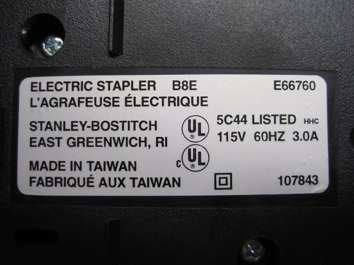 Stanley Bostitch Heavy Duty Electric Stapler B8E E66760 | eBay