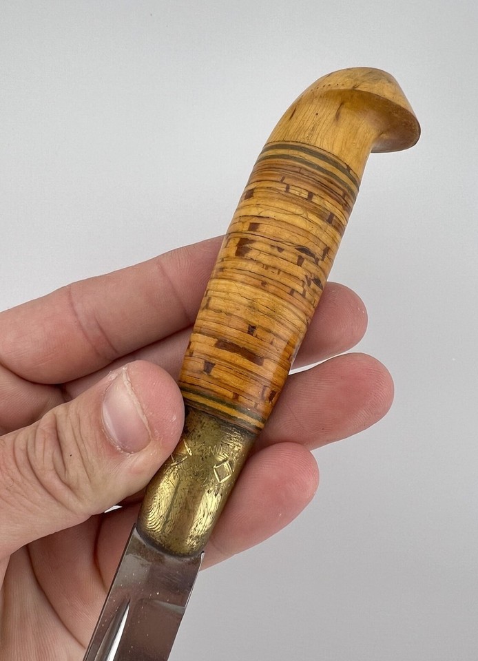 Vintage Rare Puukko Knife With Sheath, Large Blade, Finland Made! | eBay