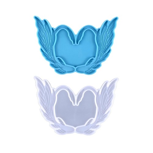 Silicone Angel Wing Mold Crystal Epoxy Resin Mold Halloween Jewelry ...